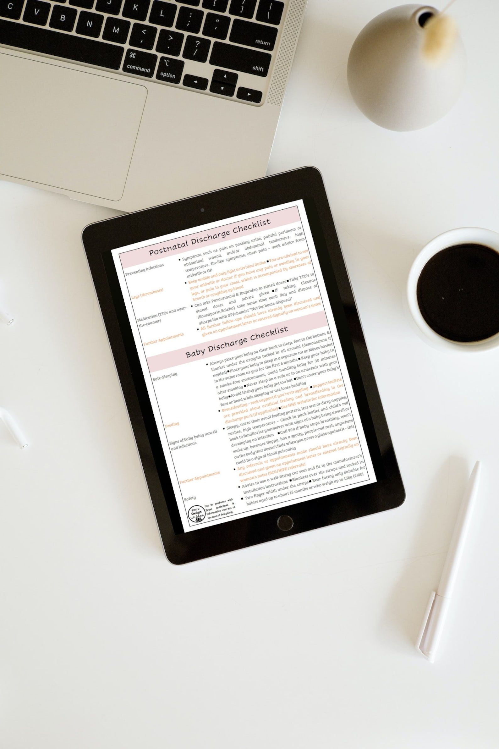 Postnatal Discharge Checklist: Midwifery Student Guide (digital ...