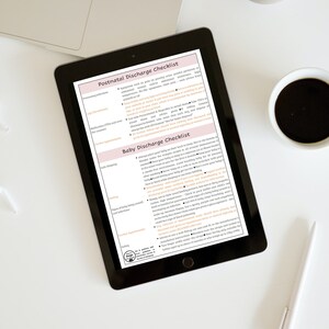 POSTNATAL DISCHARGE GUIDE, Checklist for Student Midwives, Digital ...
