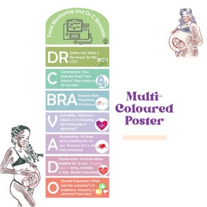 DR C Bravado CTG Interpretation Poster: Midwifery Student Revision - Etsy