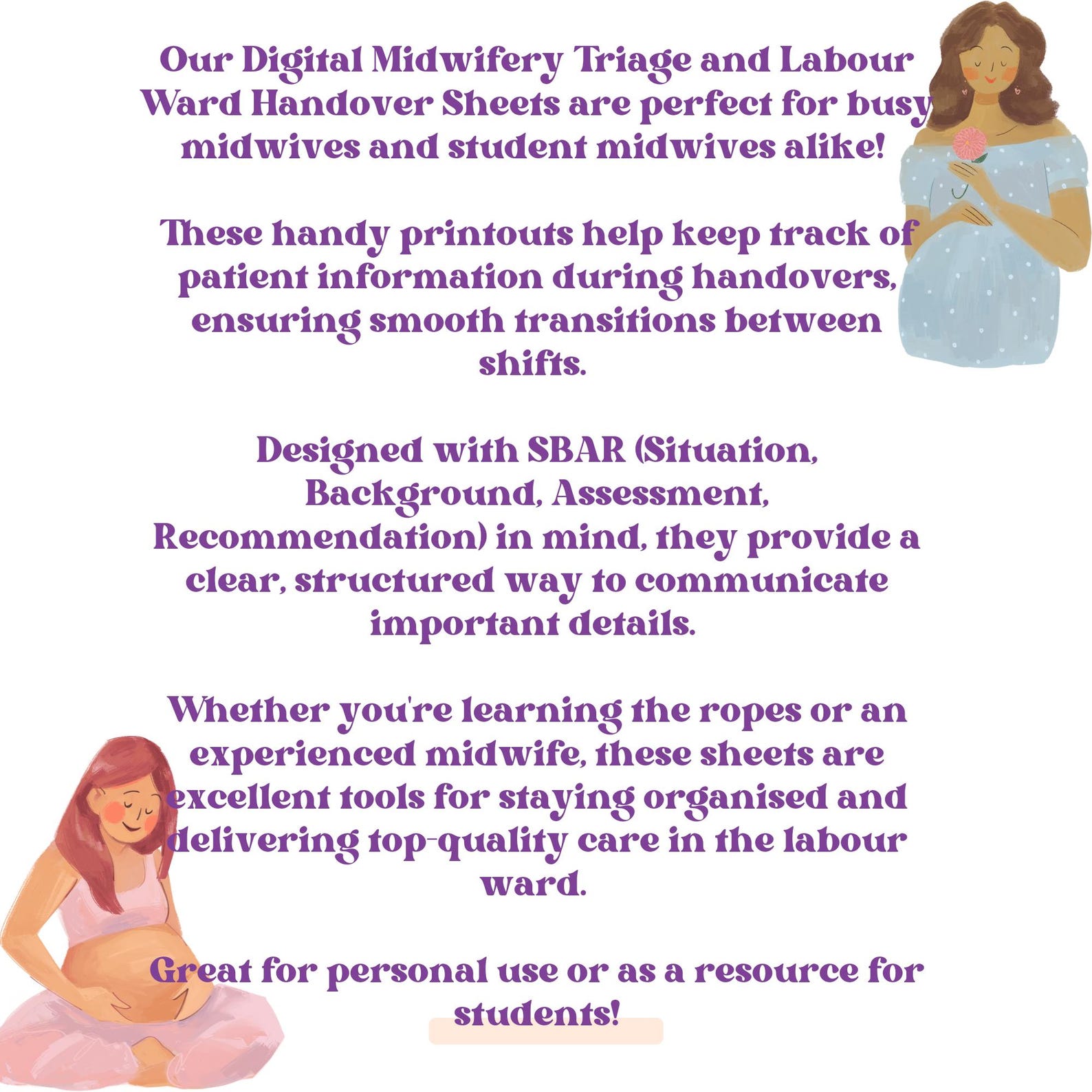 Midwifery Handover Sheets: Triage & Labour Ward (digital Download) - Etsy
