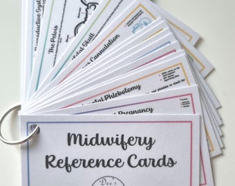 Midwifery Anatomy Flashcards - Etsy UK