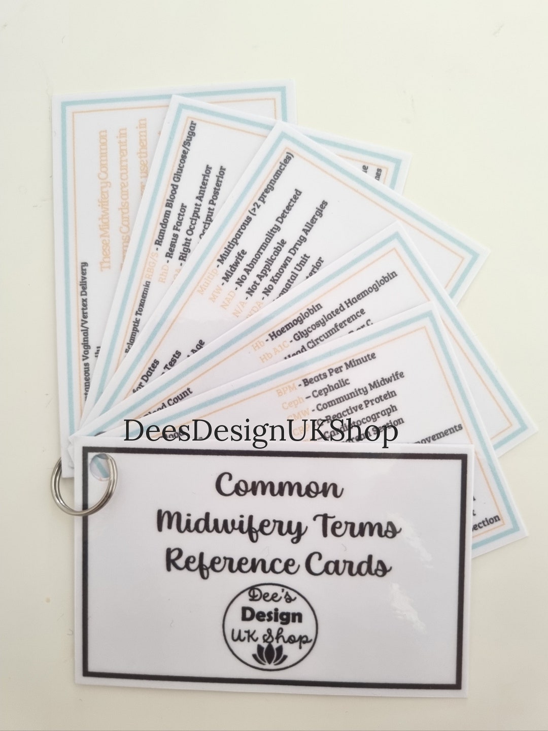 Student Midwife Abbreviations: Pocket Reference Cards - Etsy UK