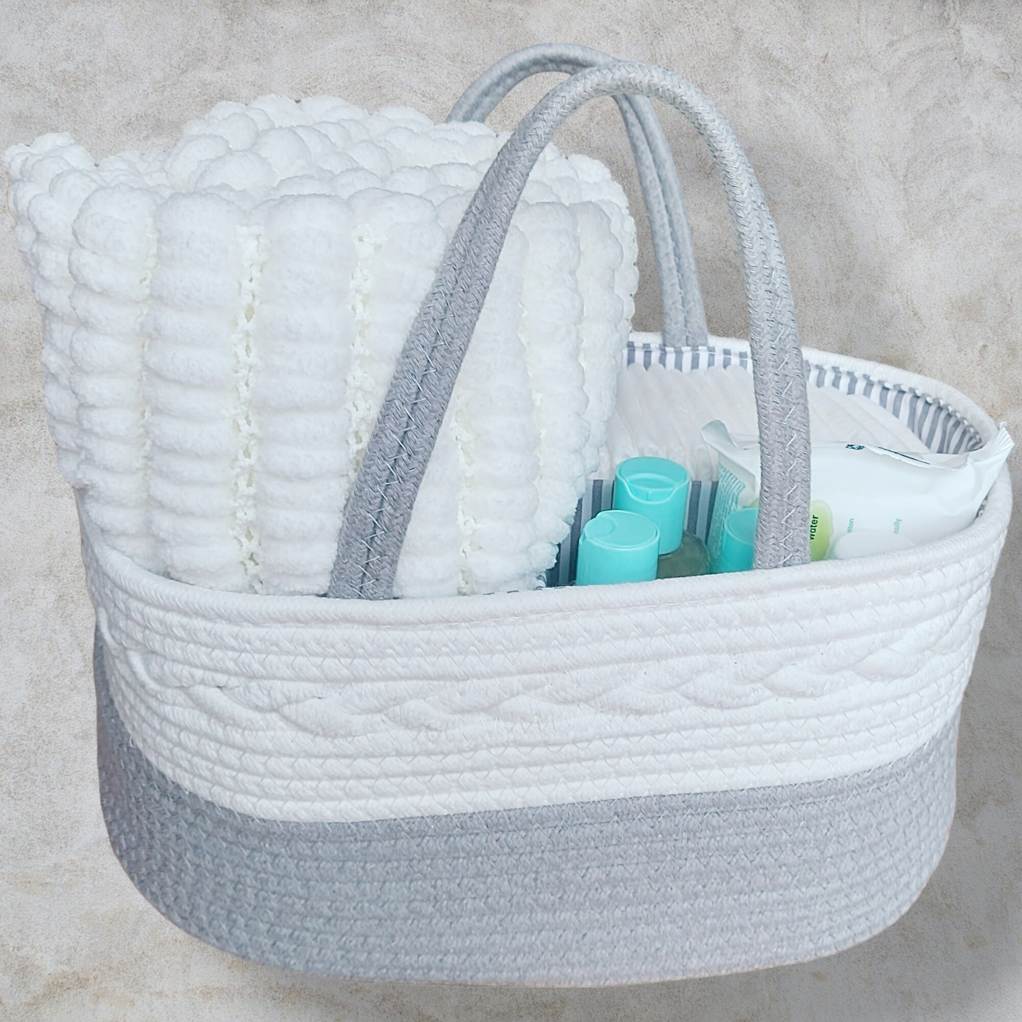 Luxury Newborn Baby Nappy Caddy Gift Hamper Baby Shower Gift - Etsy UK