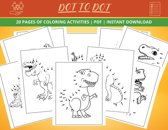 Wonderful Dinosaurs Coloring Book for Kids Boys and Girls 20 Dinosaur ...