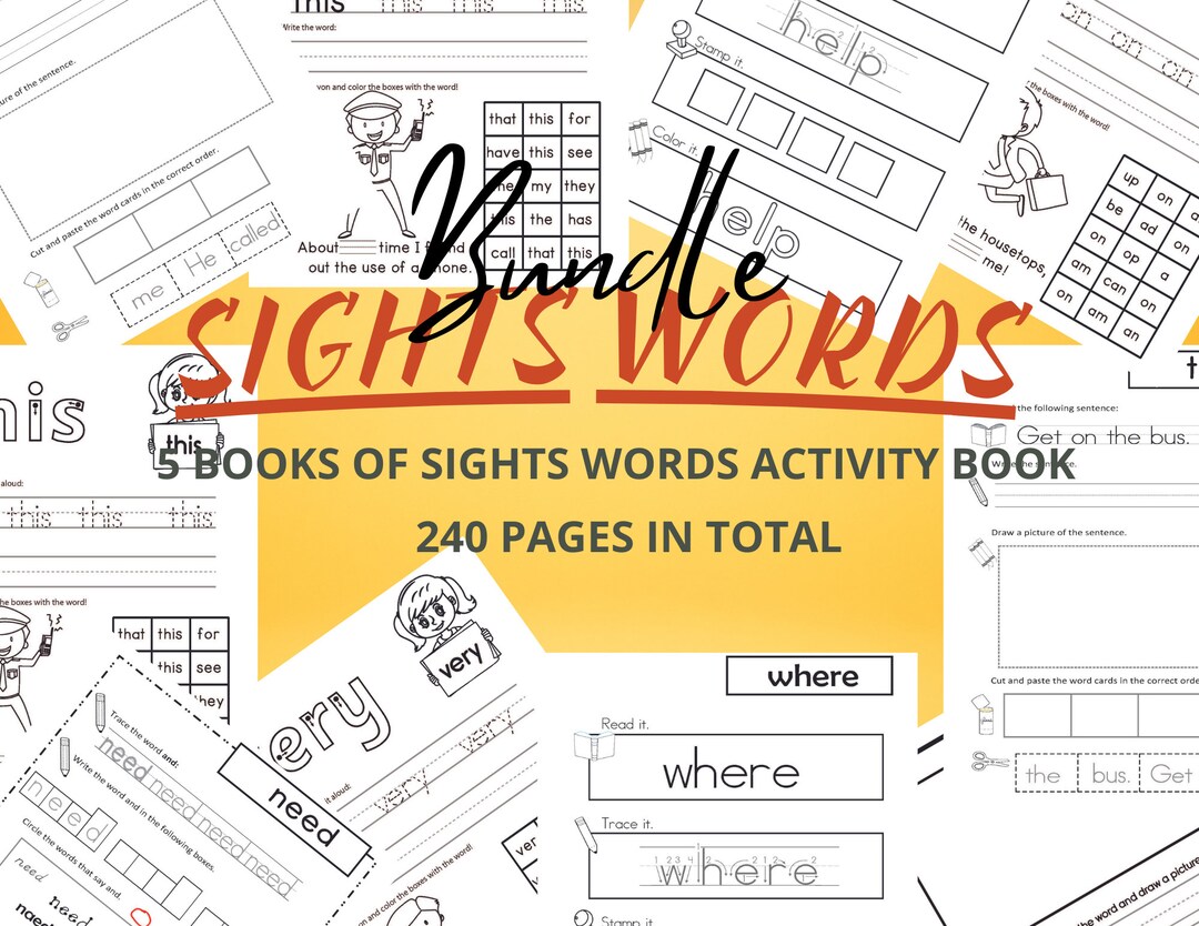 Sight Words Worksheet Printable Bundle Sight Words Practice Etsy Canada sight-words-worksheet-printable-bundle-sight-words-practice-etsy-canada