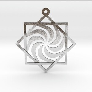 Melchizedek Vortex Sacred Geometry Pendant - Etsy