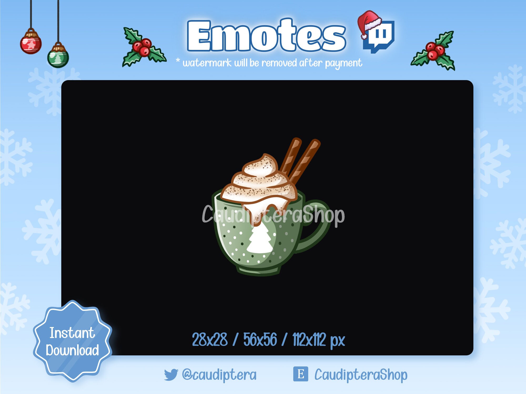 Emote Twitch Chocolat Chaud 2 Hot Chocolate Discord - Etsy Australia