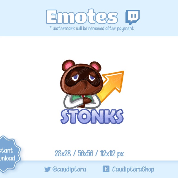 Stonks Emote - Etsy UK