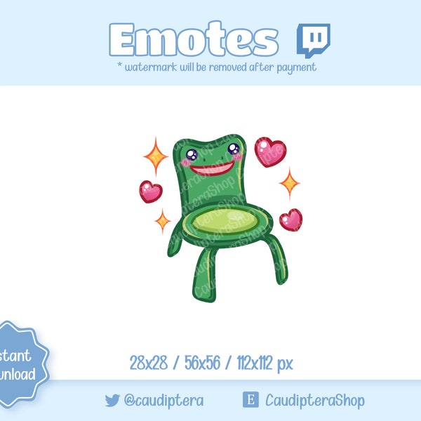 Frog Chair Twitch - Etsy