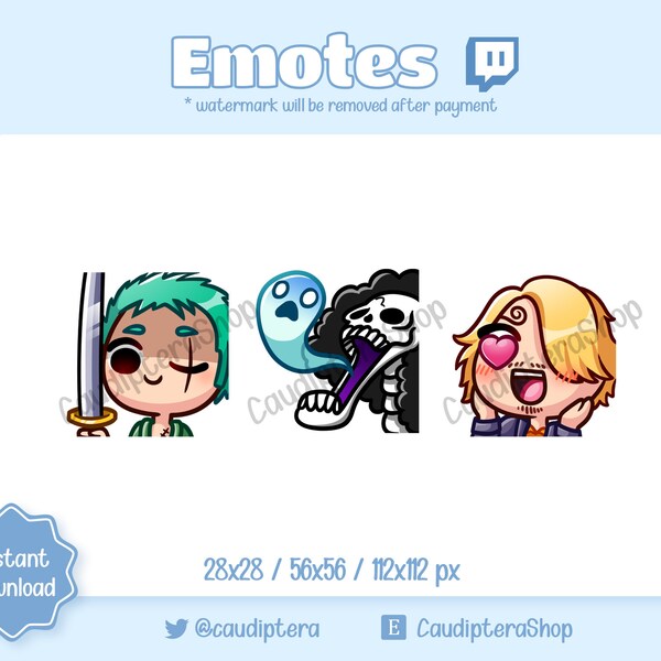 Brook Emotes - Etsy Canada