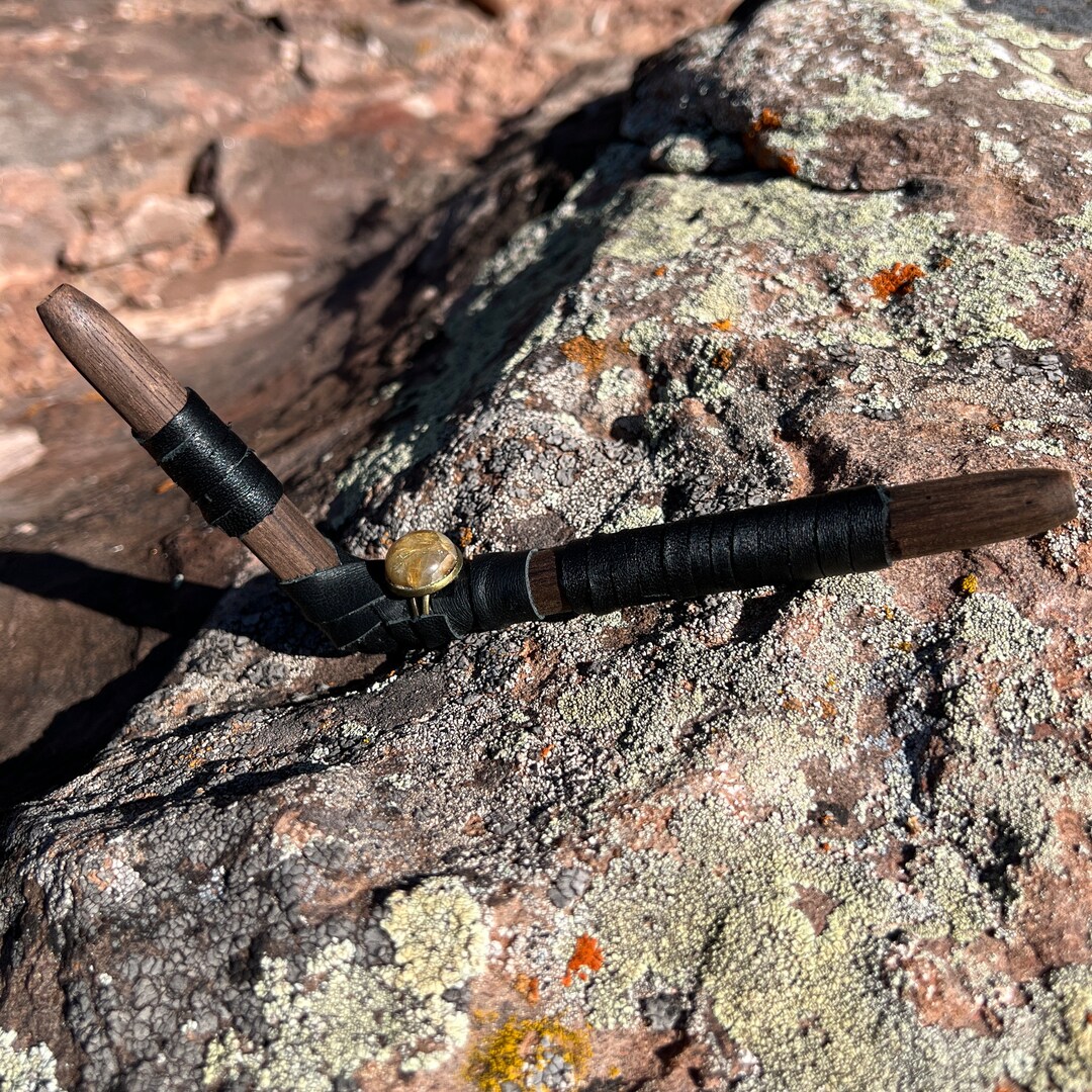 Hape Tepi kuripe Ceremony Pipe With Golden Rutile Quartz - Etsy
