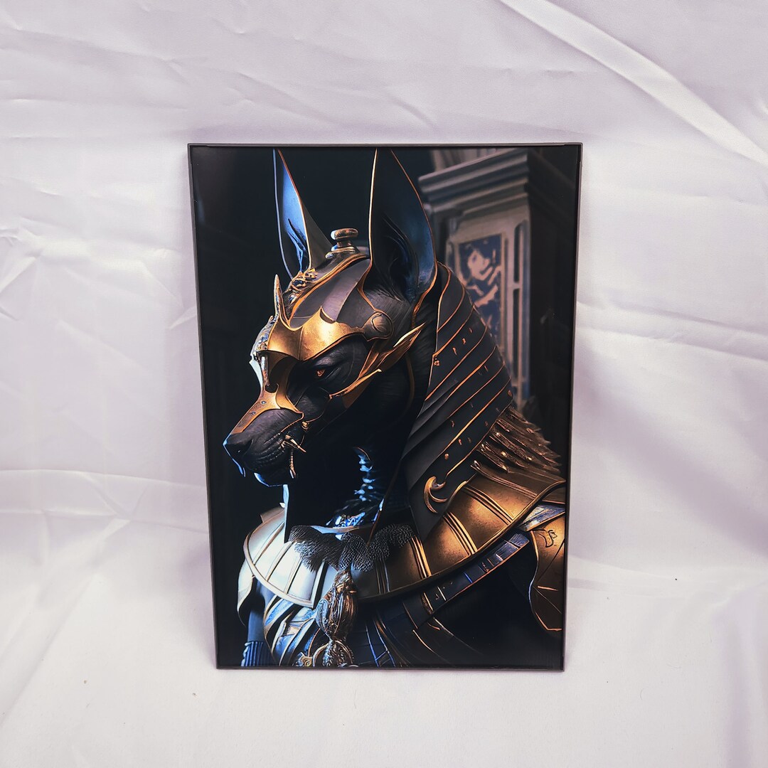 Unframed Wall Art, Anubis Print, Egyptian Mythology, God of the Dead ...