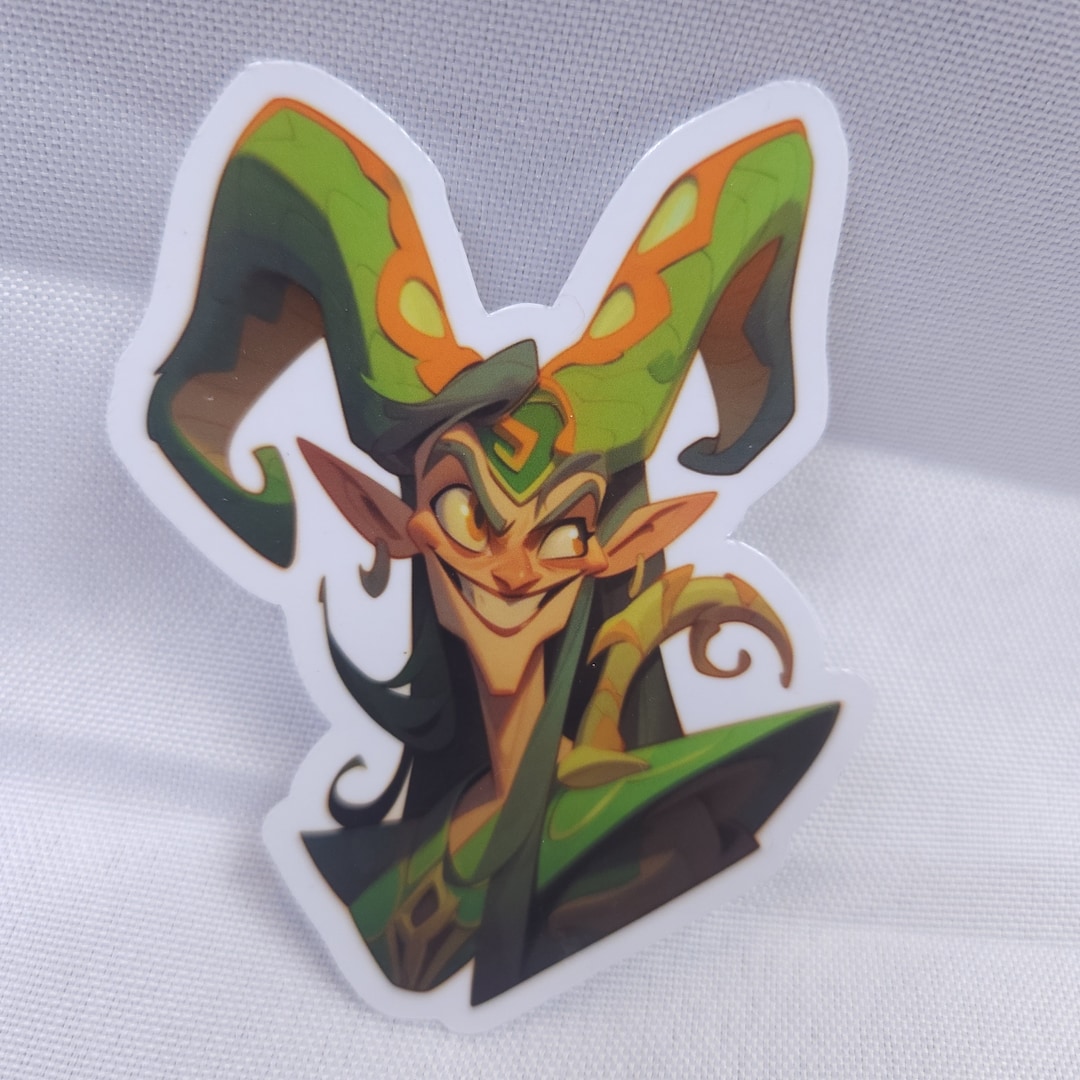 Loki Sticker, Book Stickers, Norse Mythology Sticker, Phone Sticker ...