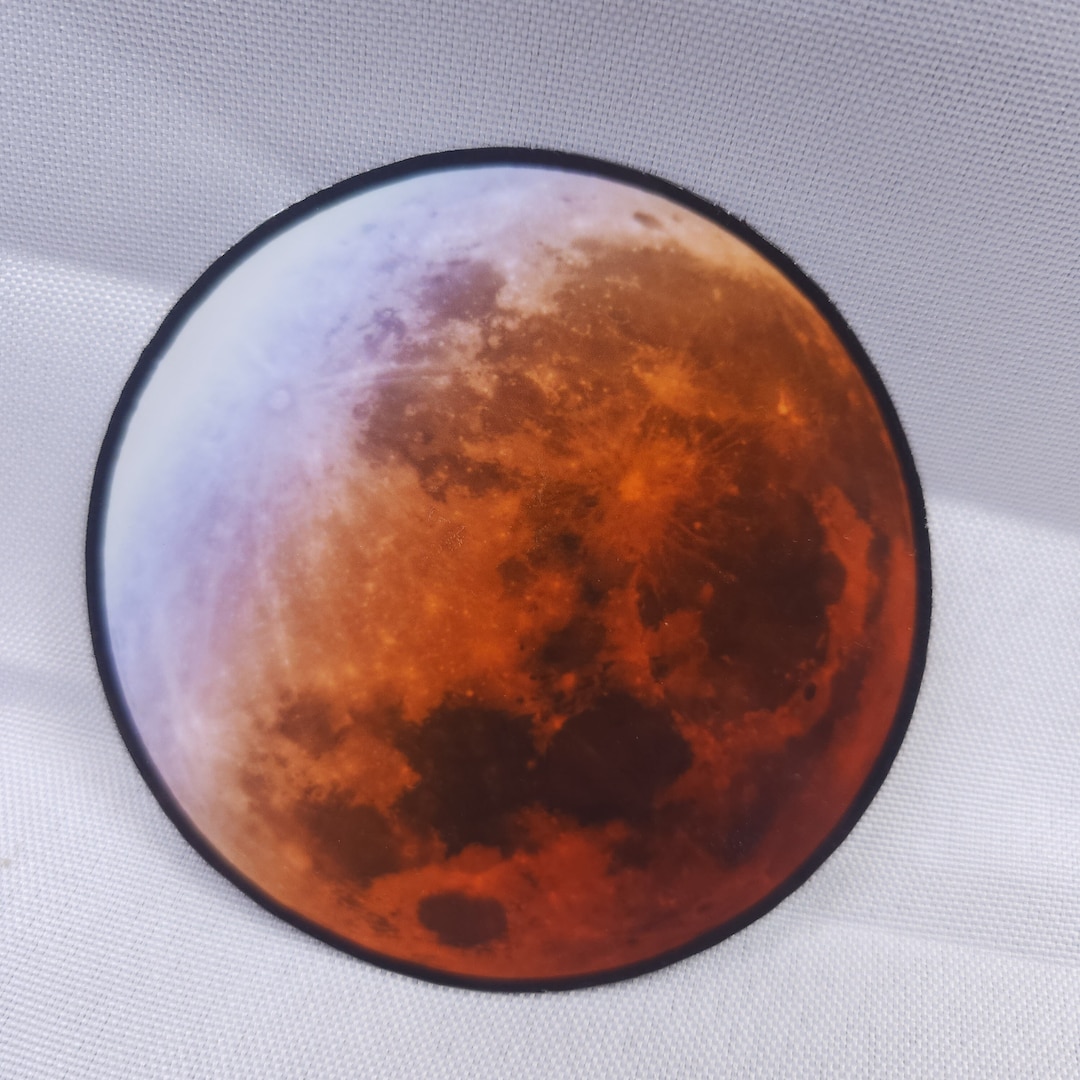 Book Stickers, Stickers, Space Sticker, Lunar Eclipse Sticker, Moon ...