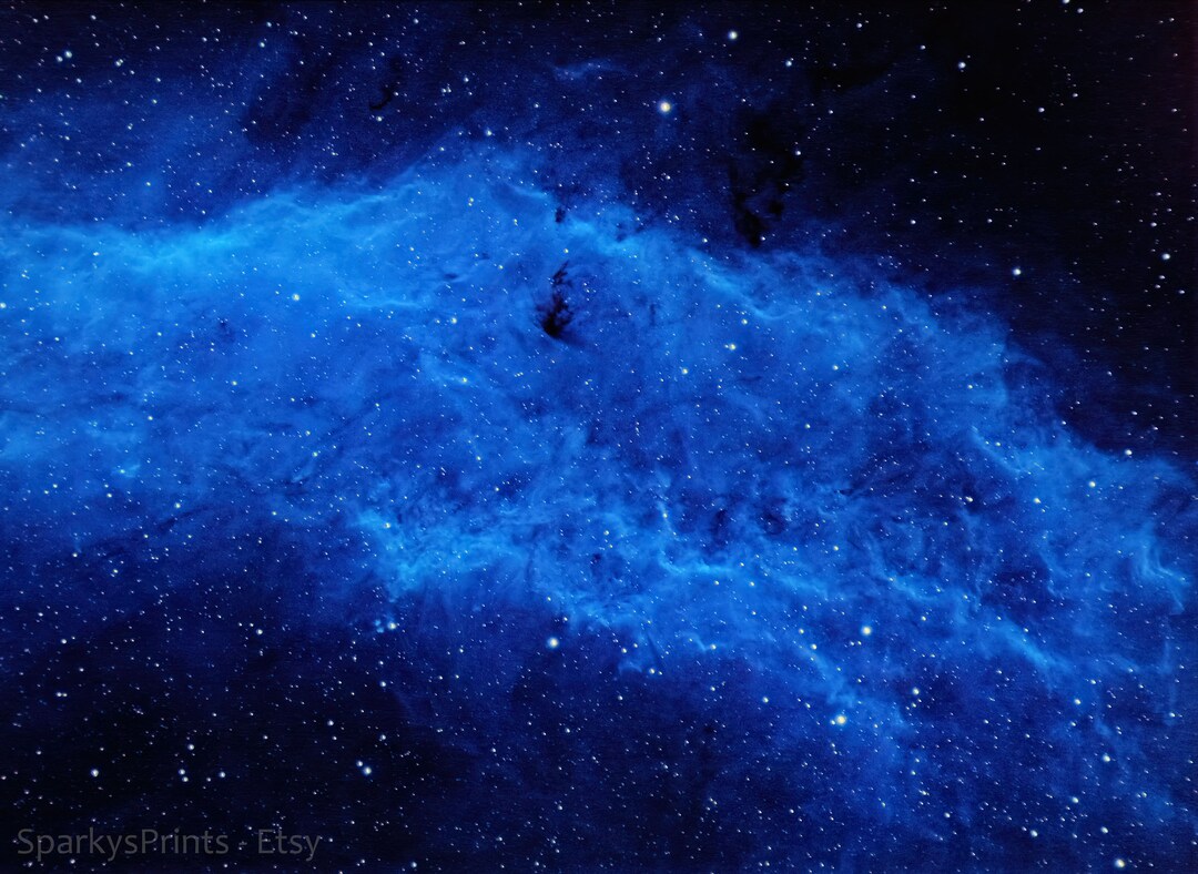 Original Wall Art California Nebula Print, Gifts for Her, Space Print ...