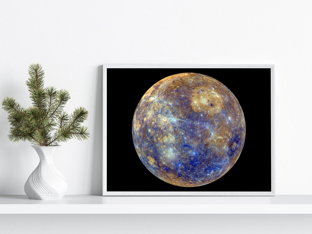 Unframed Mercury Photo Print - NASA MESSENGER - Gifts for Him - Gifts ...
