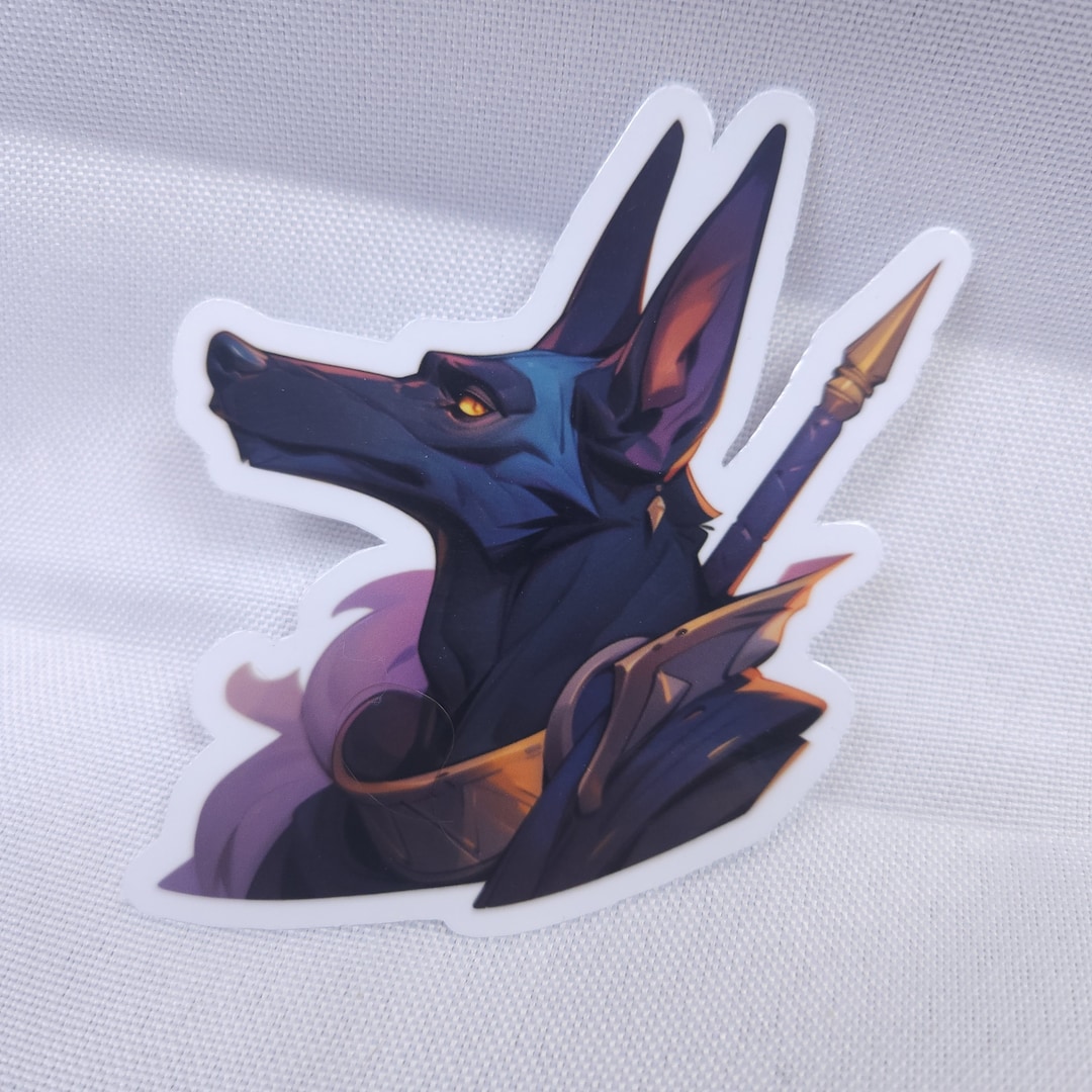 Book Stickers, Anubis Sticker, Phone Sticker, Egyptian Mythology ...
