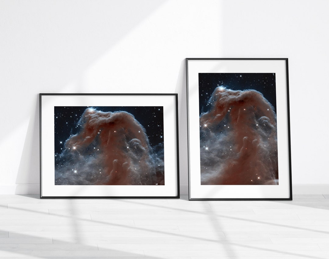 Horsehead Nebula Close-up Print, NASA Hubble Photo, Gifts for Him ...