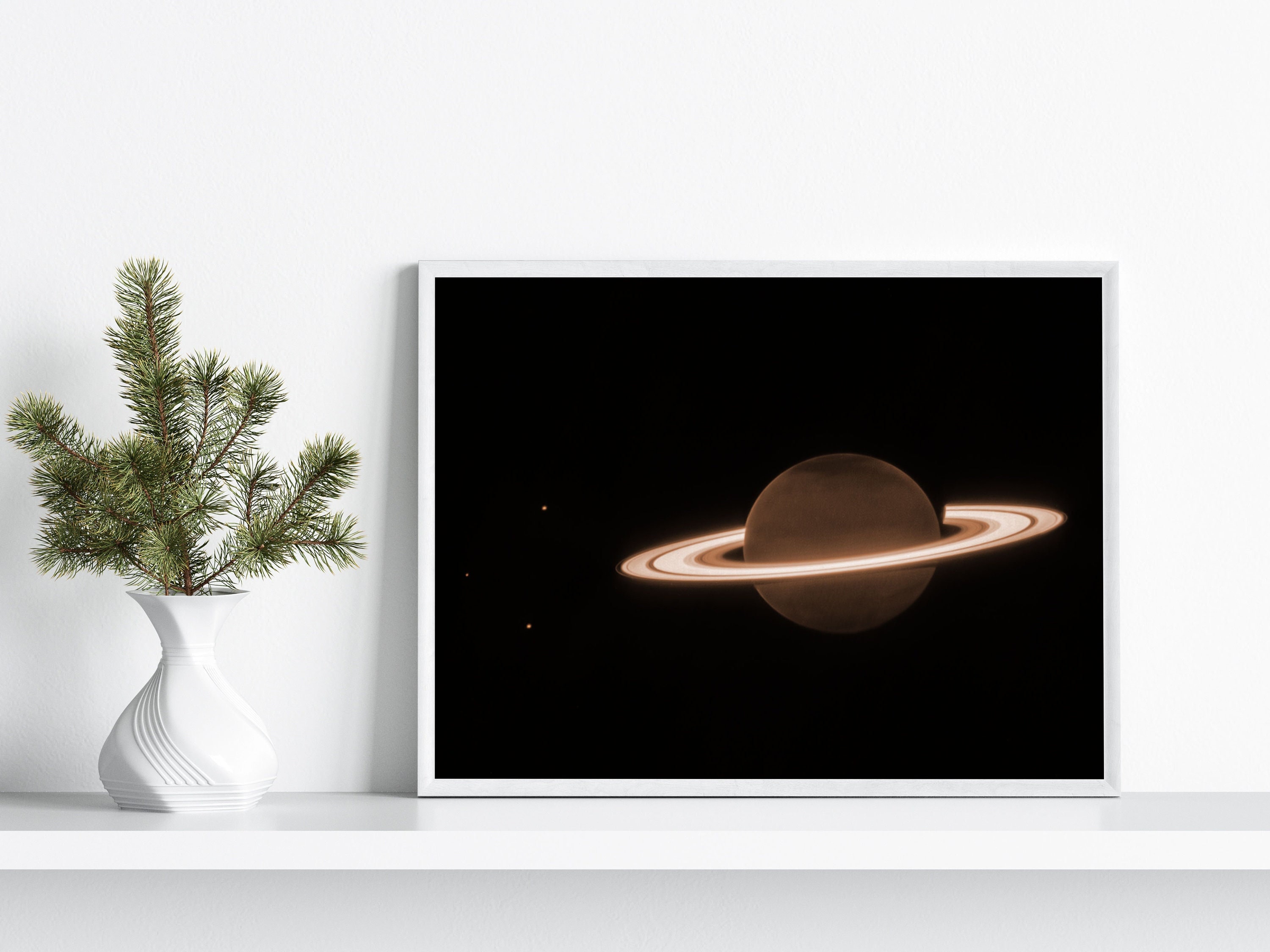 NASA Print, Unframed JWST Saturn Print, NASA James Webb Space Telescope ...