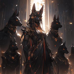 Egyptian Goddess Anput Collection, 18 Images Digital Download, Instant ...