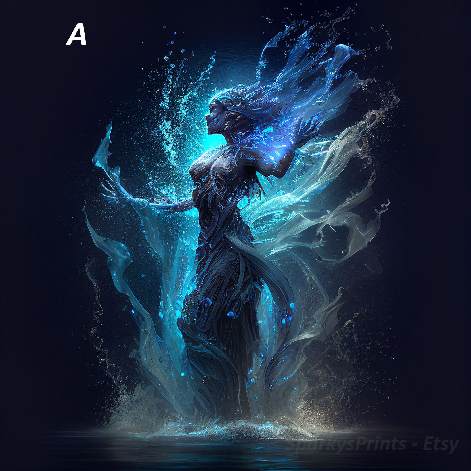 Water Elemental Art