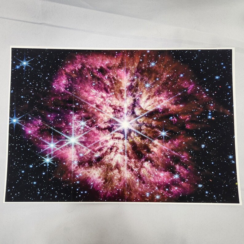 Ghostly Pillars of Creation Print - James Webb Space Telescope MIRI Cam ...