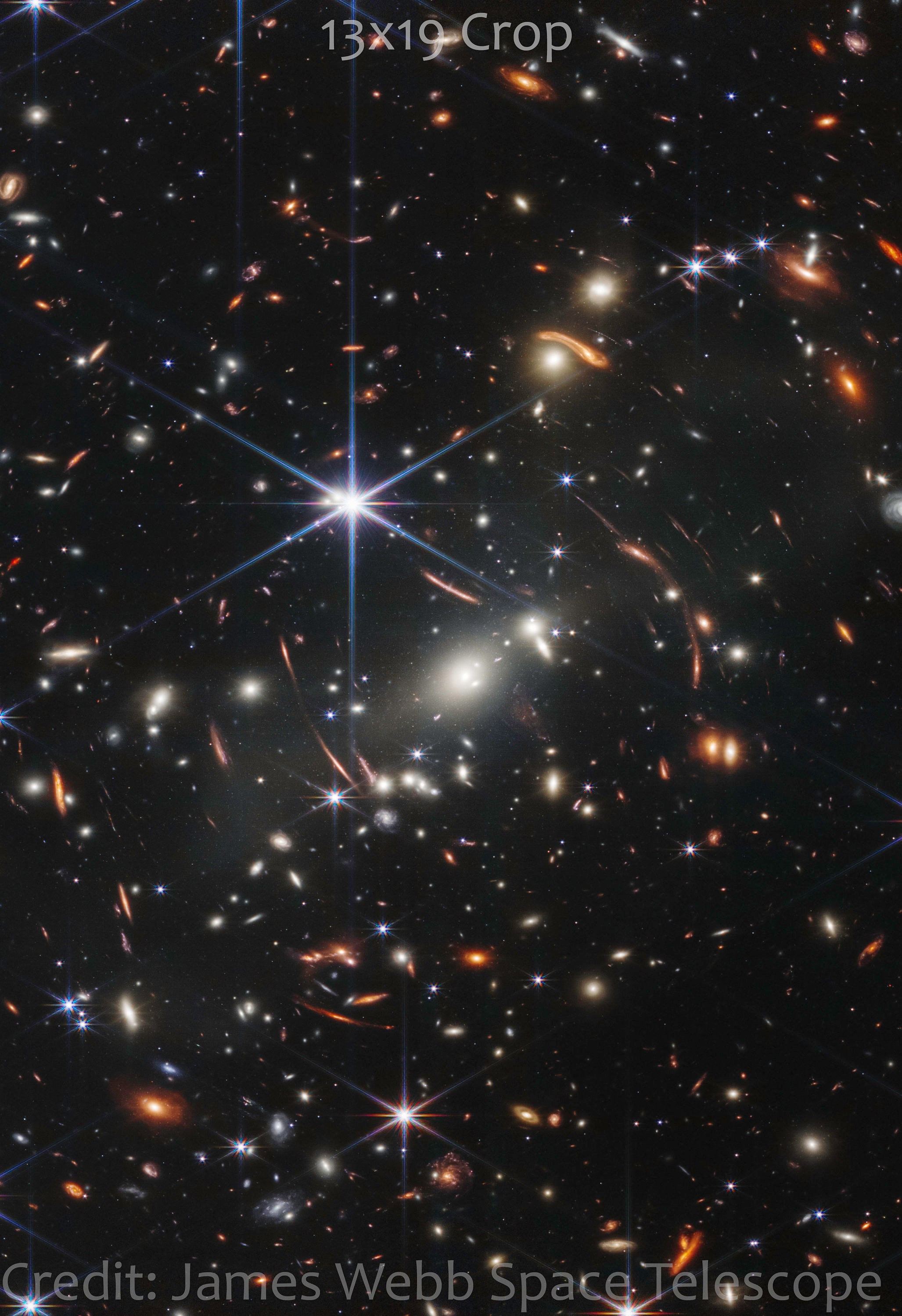 James Webb Space Telescope First Image Photo Print - Galaxy Cluster ...