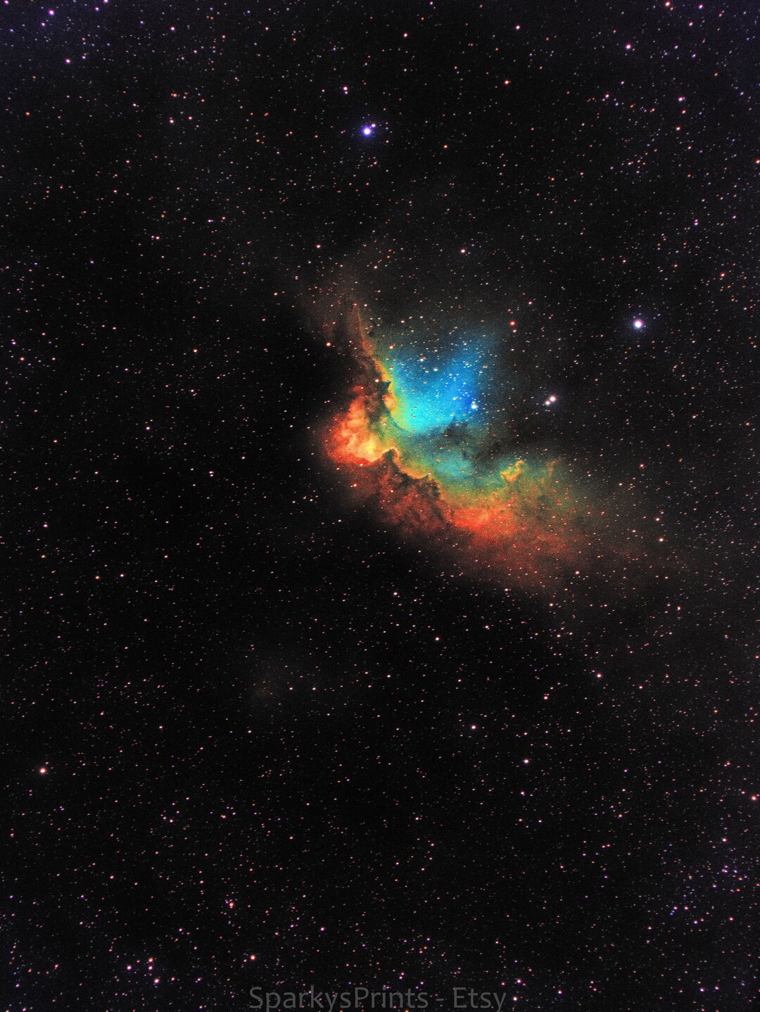 Space Print, Astrophotography Print, Original Wall Art the Wizard ...