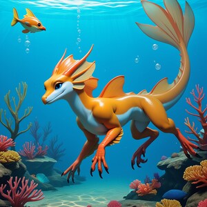 Custom Dragon Commission, Build-a-dragon, Feral, Personalized Drake ...