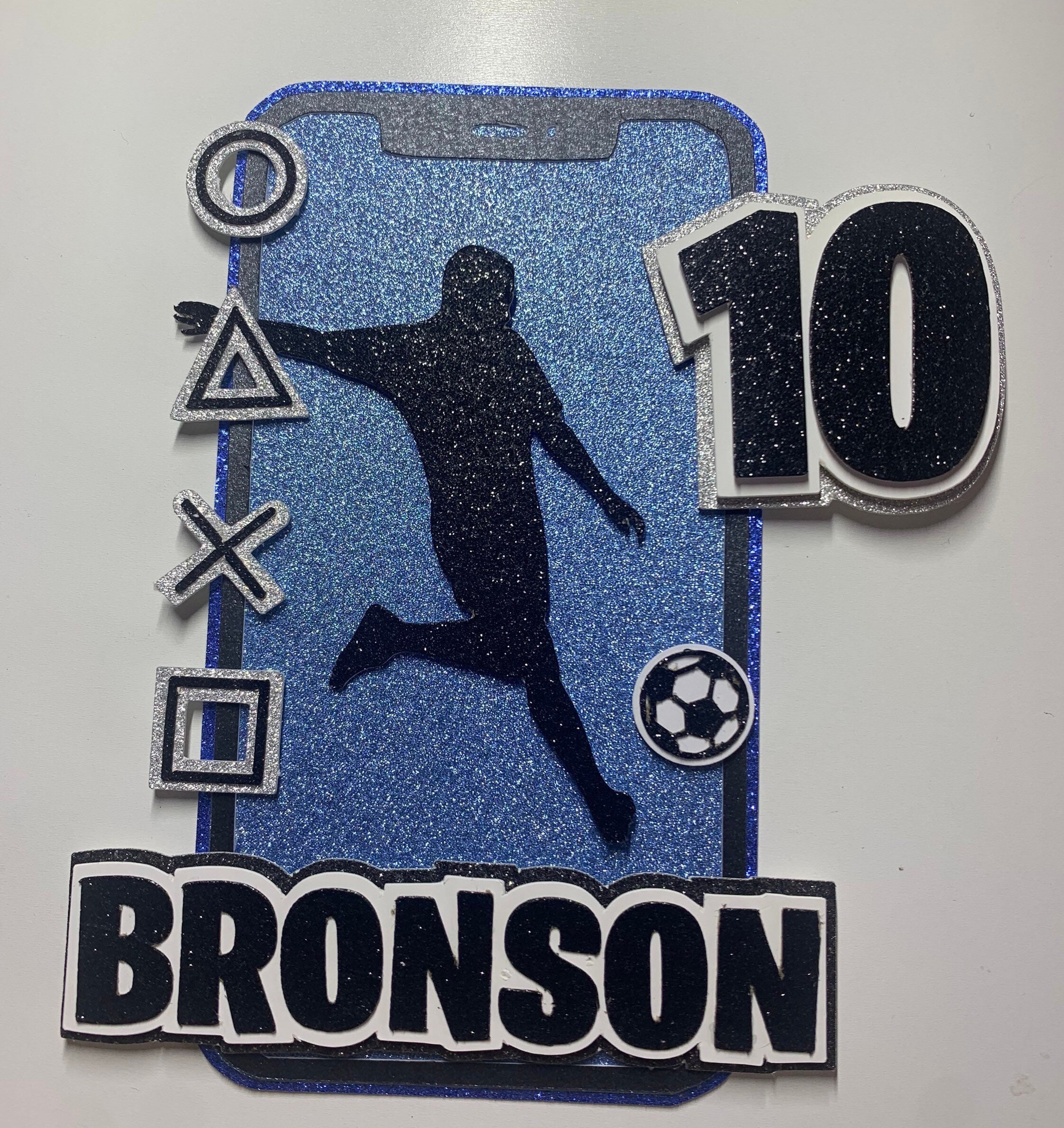 Party Supplies Party Décor Personalised Custom PlayStation Football ...