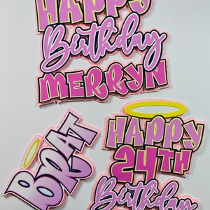 Personalised Bratz Cake Topper - Etsy