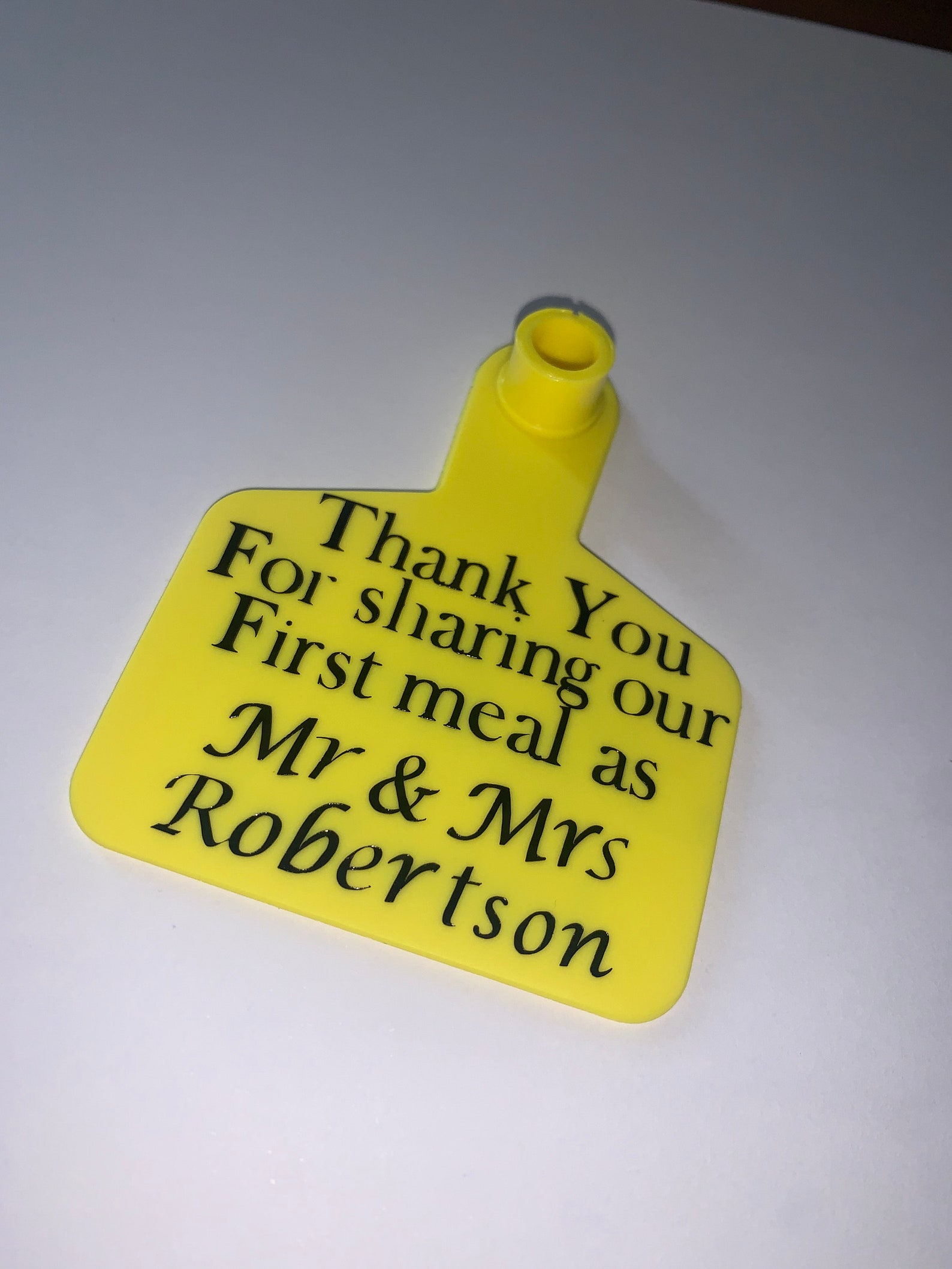 Personalised Cow Tags | Etsy