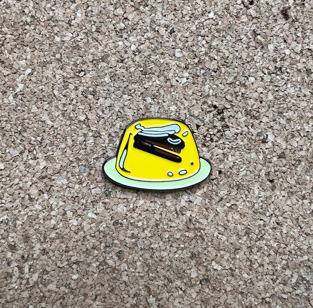 Stapler in Jello Dwight Schrute the Office Jim Halpert Jokes Enamel Pin ...