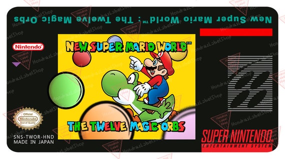 Stickers, Labels & Tags Paper & Party Supplies SNES PAL Reproduction ...