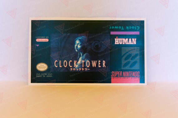 Clock Tower SNES NTSC Reproduction Label - Etsy