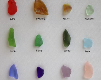 Sea Glass Rarity Chart - Etsy