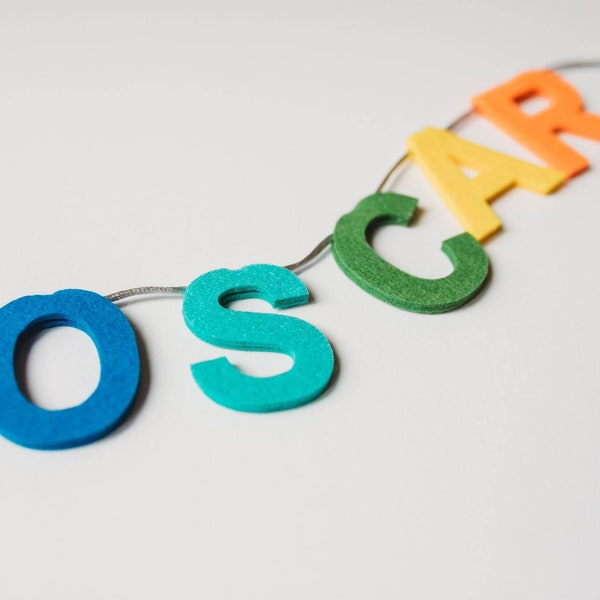 Felt Name Sign - Etsy UK