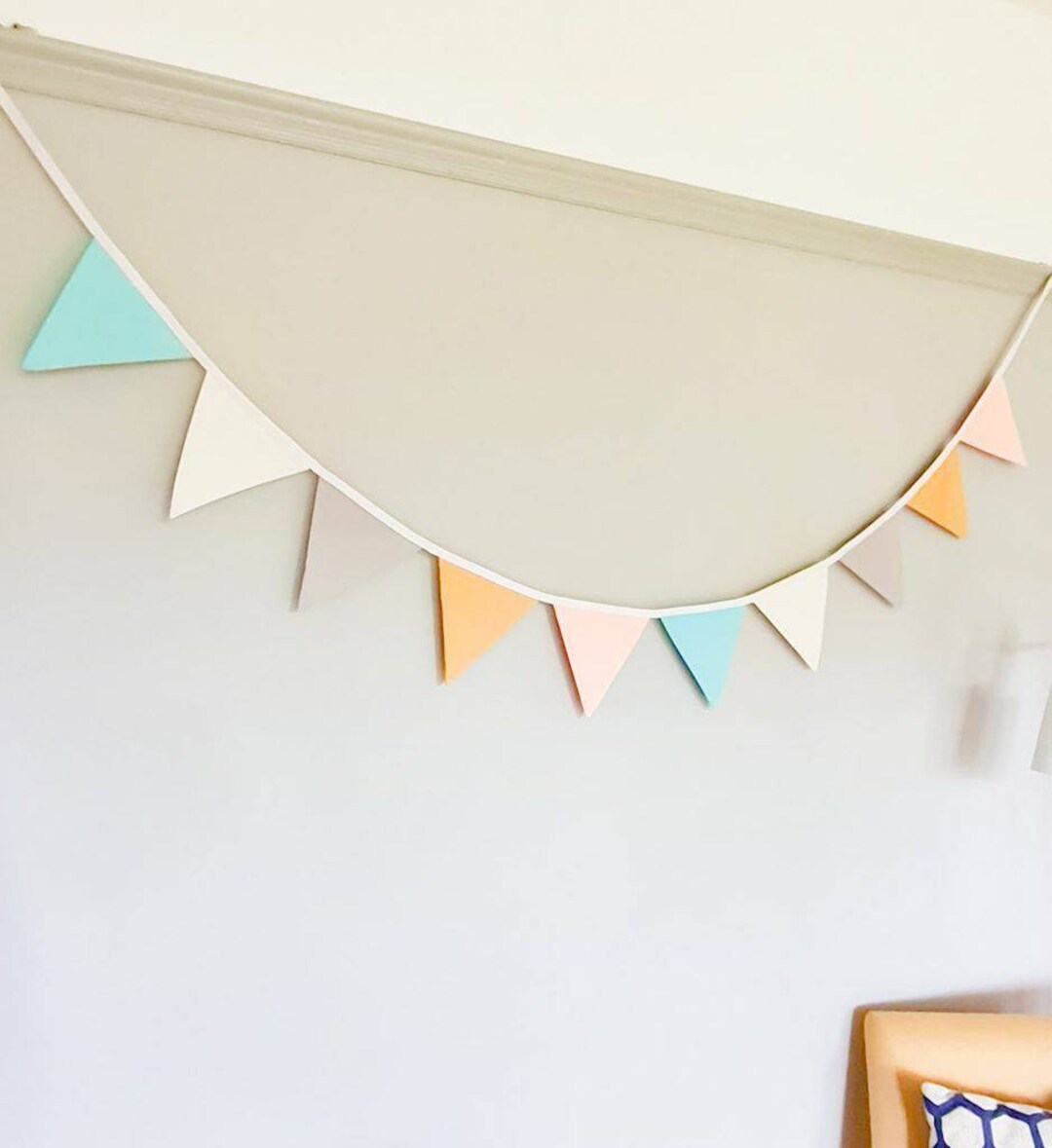 END OF LINE Premium Cotton Bunting Nursery Bunting Pastel - Etsy