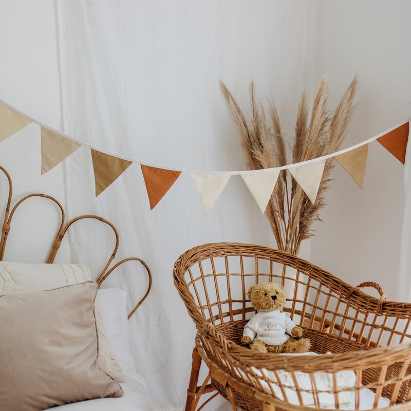 Orange Bunting - Etsy