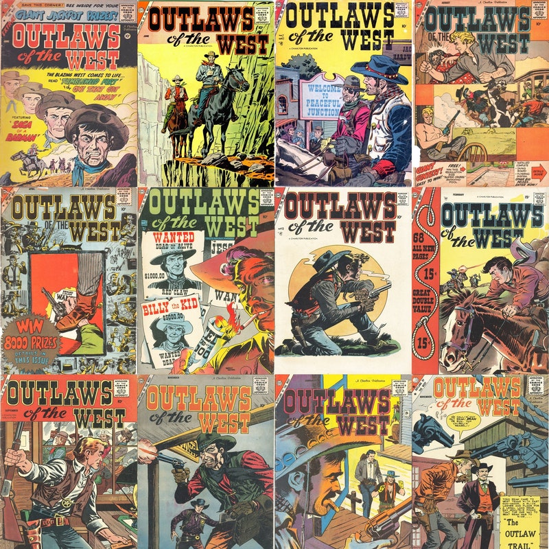 Old Western Comics - Etsy