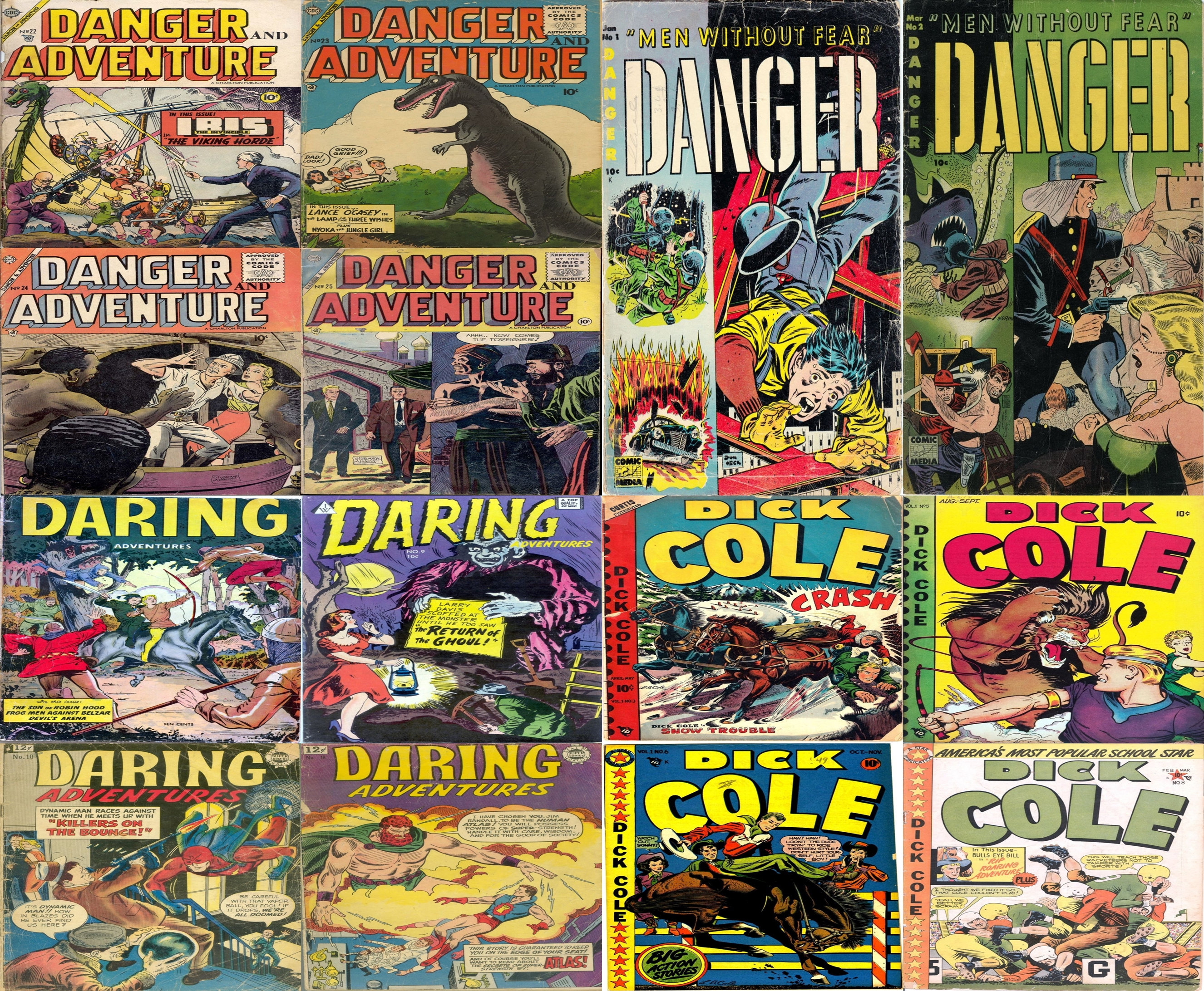 Vintage Adventure Comic Collections 40 Sets 160 Issues PDFS Jungle, Big ...