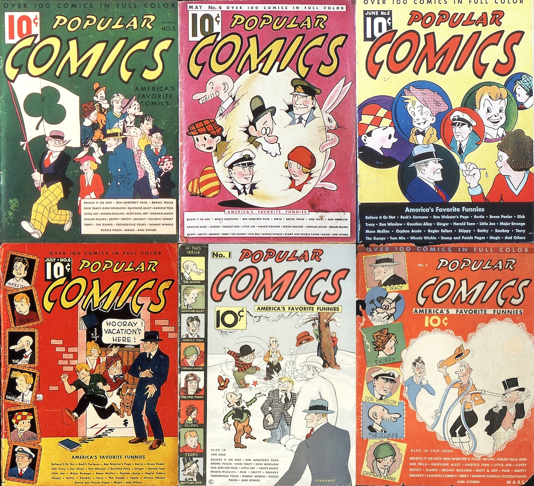 1950s Vintage Comedy Comics Collection: 6 Issues (PDF Download) - Etsy