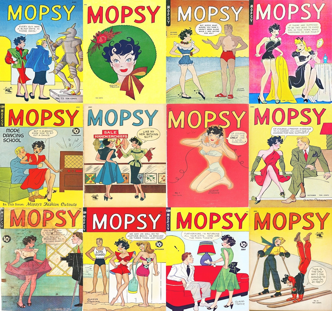 Vintage Teens Comics Mopsy Collection. 16 Issues Over 400 - Etsy