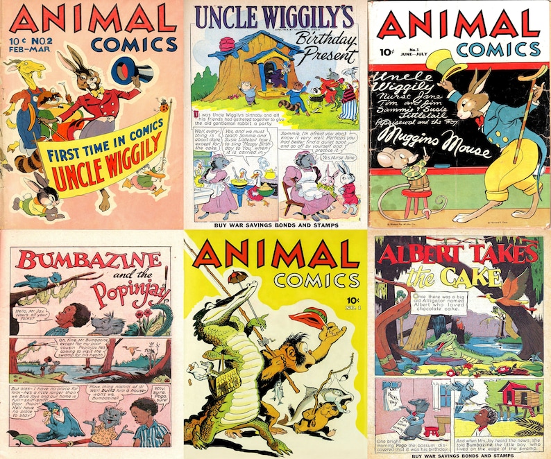 1950s Vintage Animal Comics Collection (16 Issues) (PDF Download) - Etsy