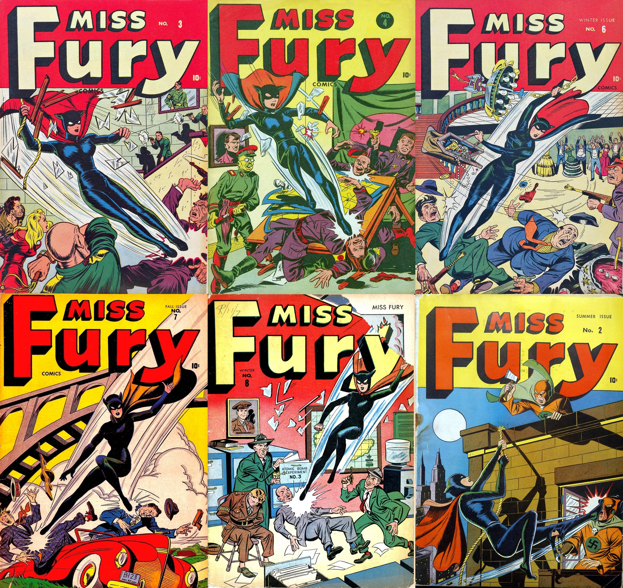 Miss Fury Comics: 1950s Vintage Collection (PDF Download) - Etsy