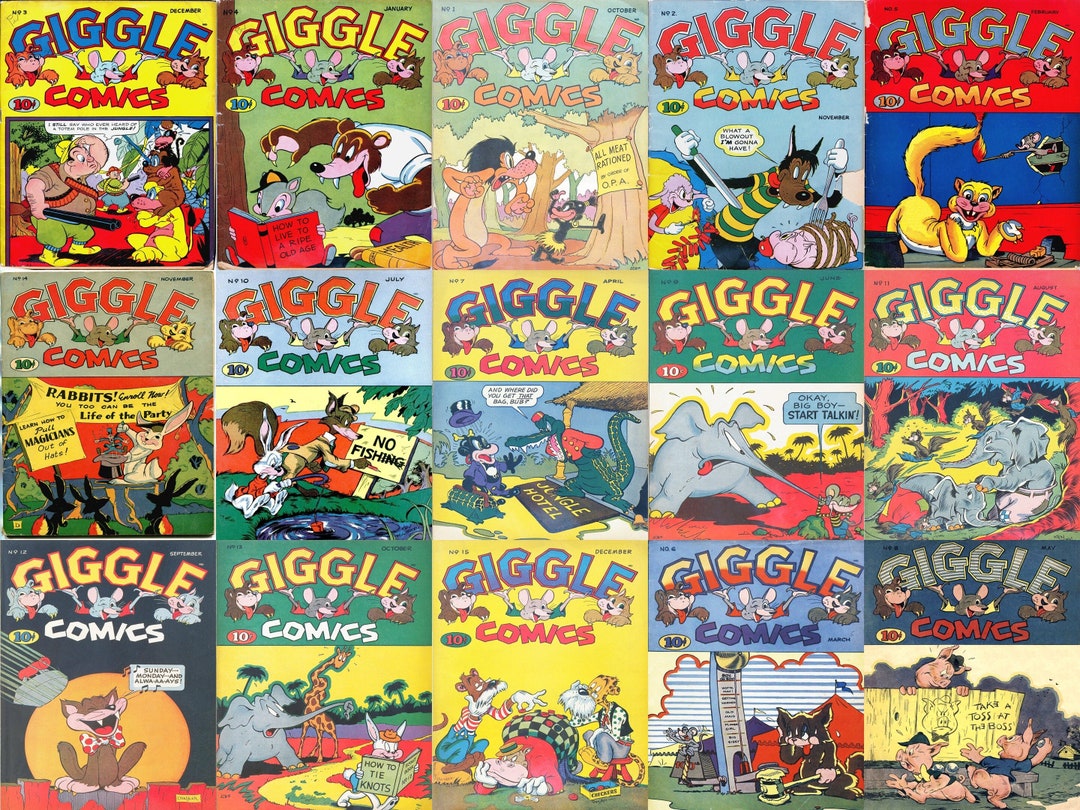 Vintage Giggle Comics Collection: 1950s Humor (pdfs) - Etsy