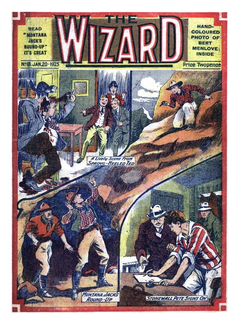 1920s the WIZARD Comics: UK Vintage Story Paper (PDF Format) - Etsy