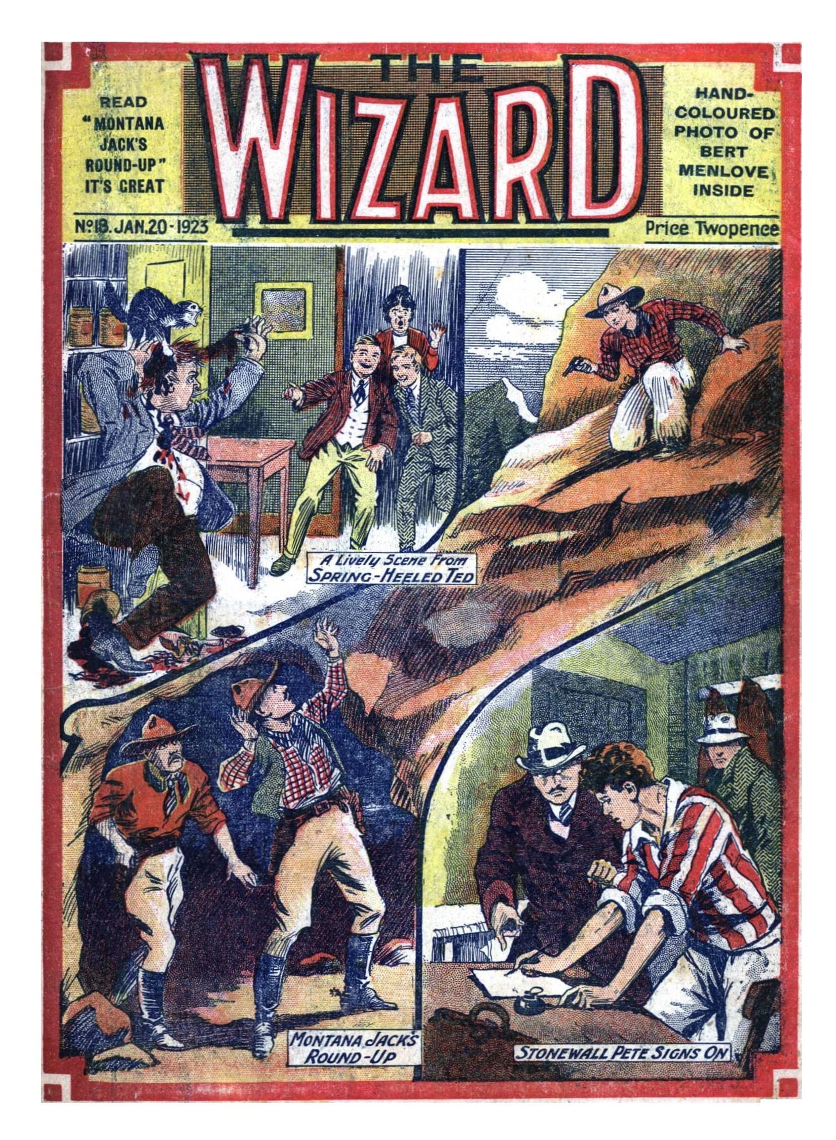 1920s the WIZARD Comics 12 Digital Issues UK Vintage Story Paper for ...