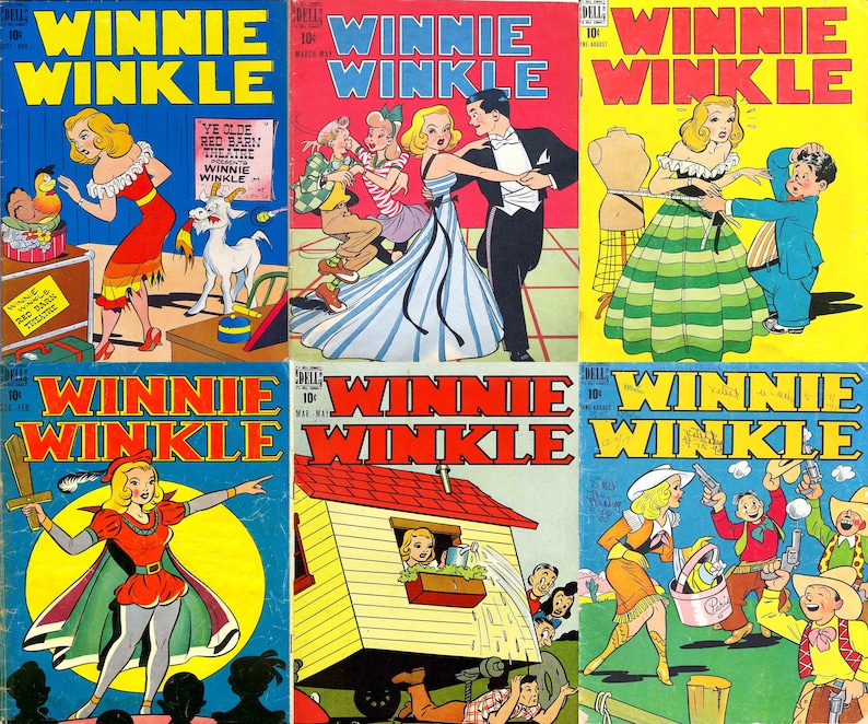 Vintage Winnie Winkle Comics: 1950s Teen Collection (PDF) - Etsy