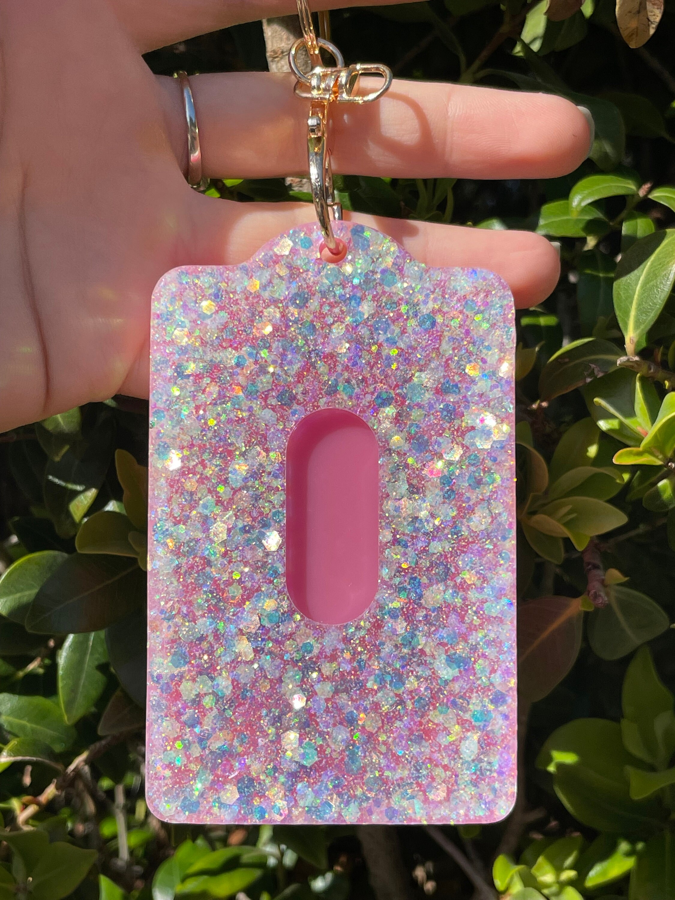 Resin Card Holder ID Card Holder Bank Card Holder Foil - Etsy Australia